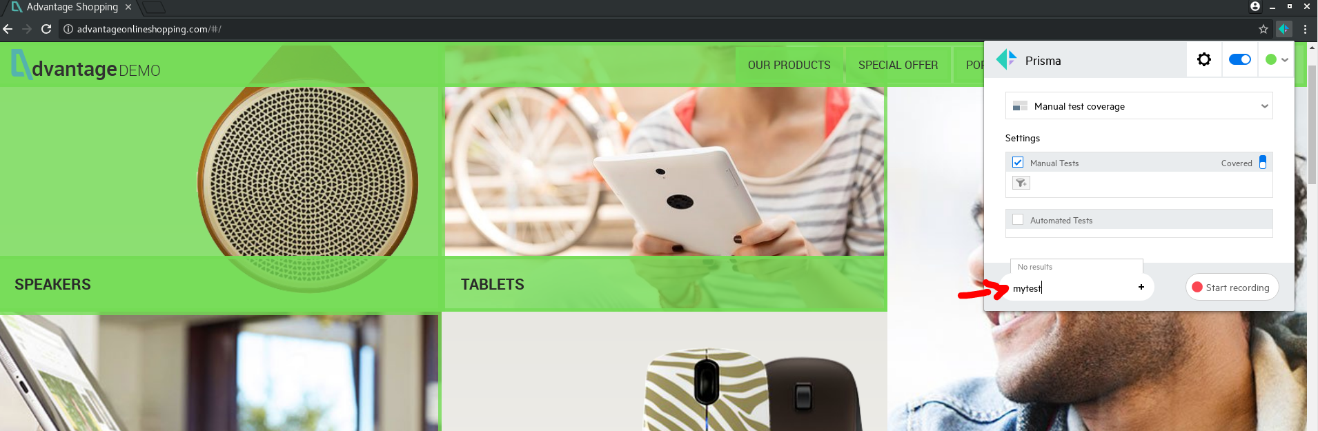 Installation notes for Prisma – Visual Test Coverage – Embrace-DevOps