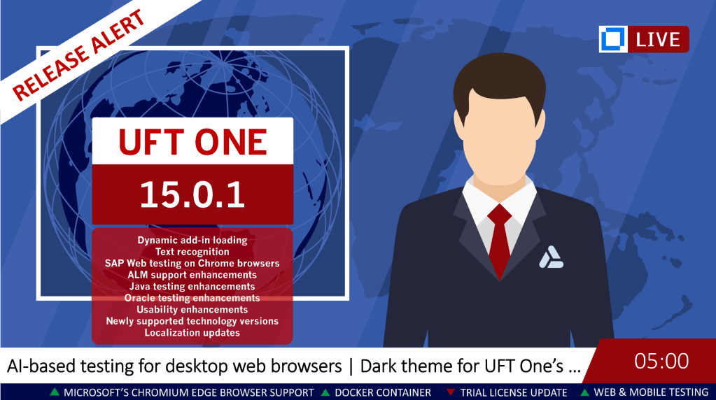 RELEASE ALERT +++ UFT ONE 15.0.1. – Embrace-DevOps